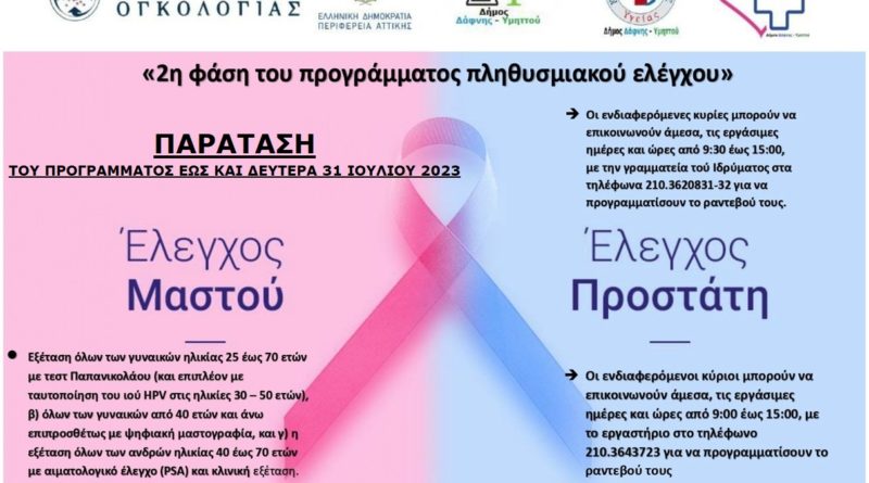 ΠΑΡΑΤΑΣΗ έως και 31.07.2023 της Πρόσκλησης για ΔΩΡΕΑΝ Ψηφιακή ...